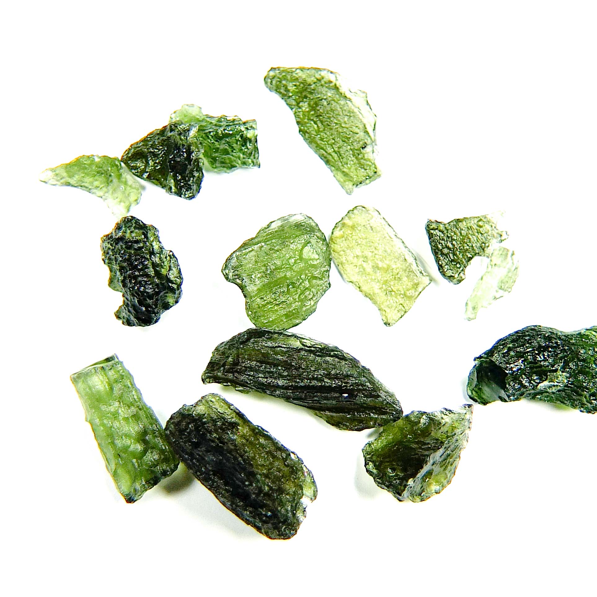 Small Moldavites - wholesale lot - NaturalMoldavites.com