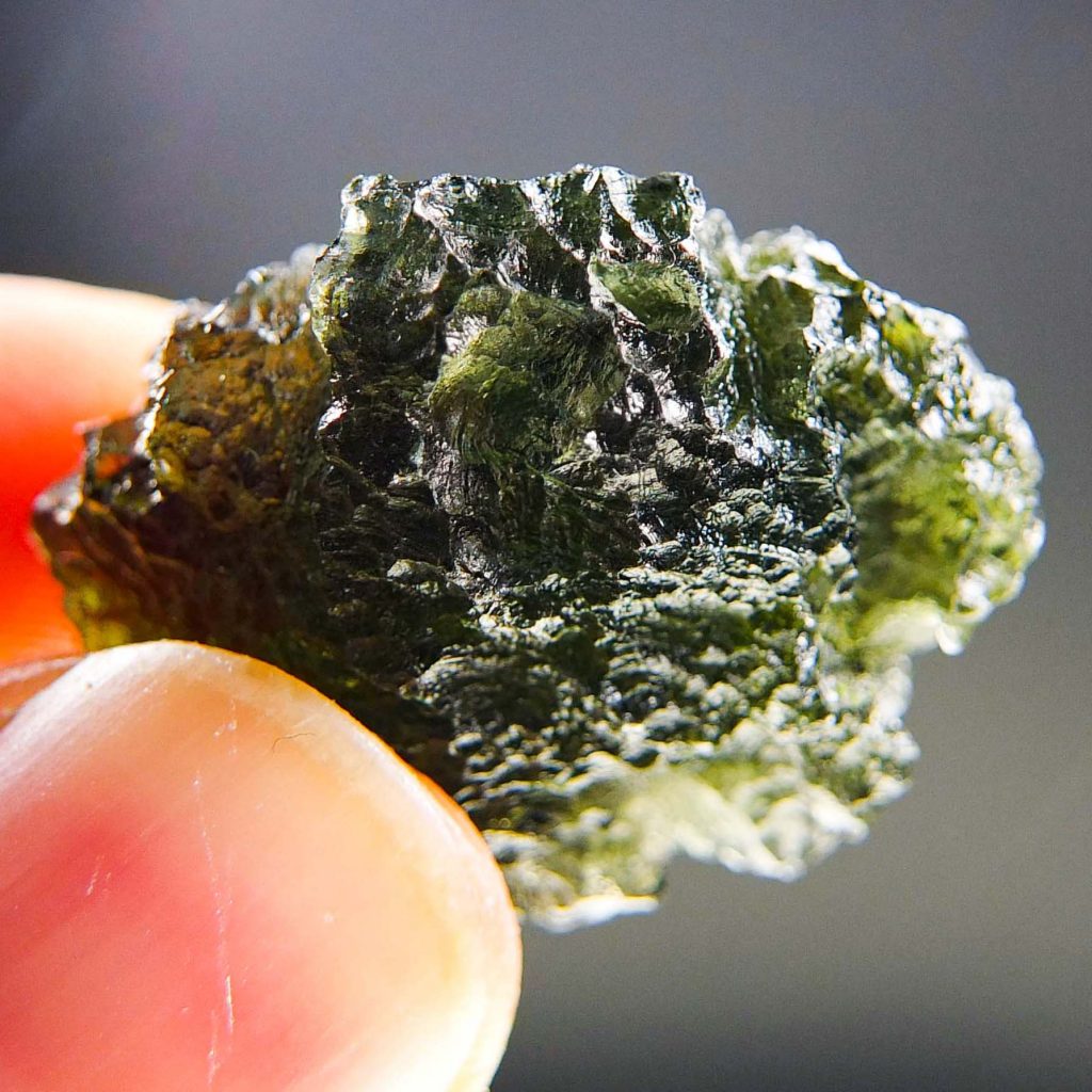 Moldavite with CERTIFICATE - quality A+/++ - NaturalMoldavites.com