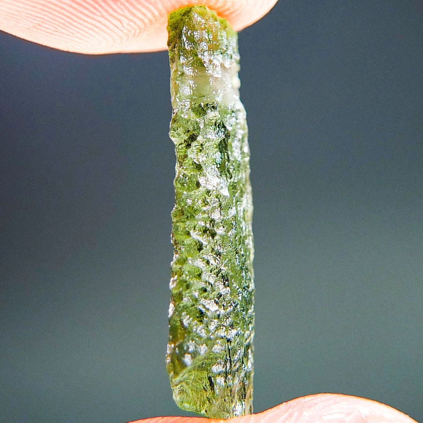 Drilled Moldavite – Certified – NaturalMoldavites.com