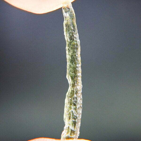 Rare Moldavite - thin stick shape - NaturalMoldavites.com