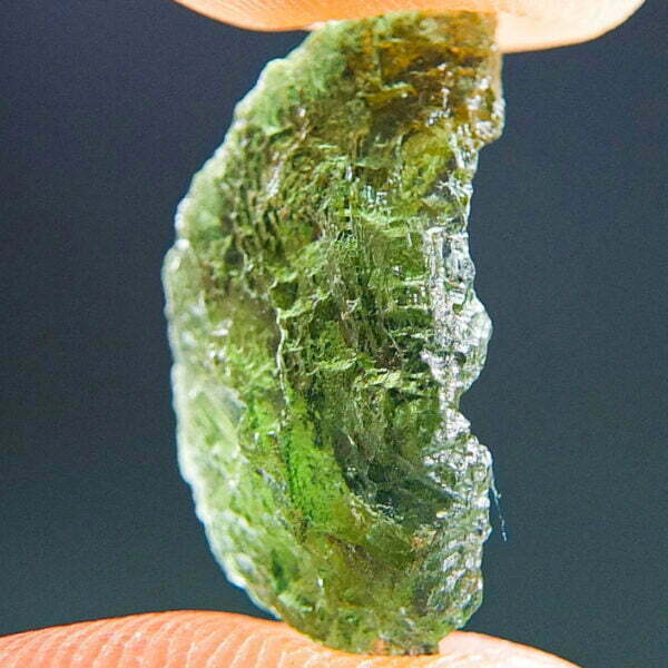 Poisonous green Moldavite - Rare - Certified - NaturalMoldavites.com