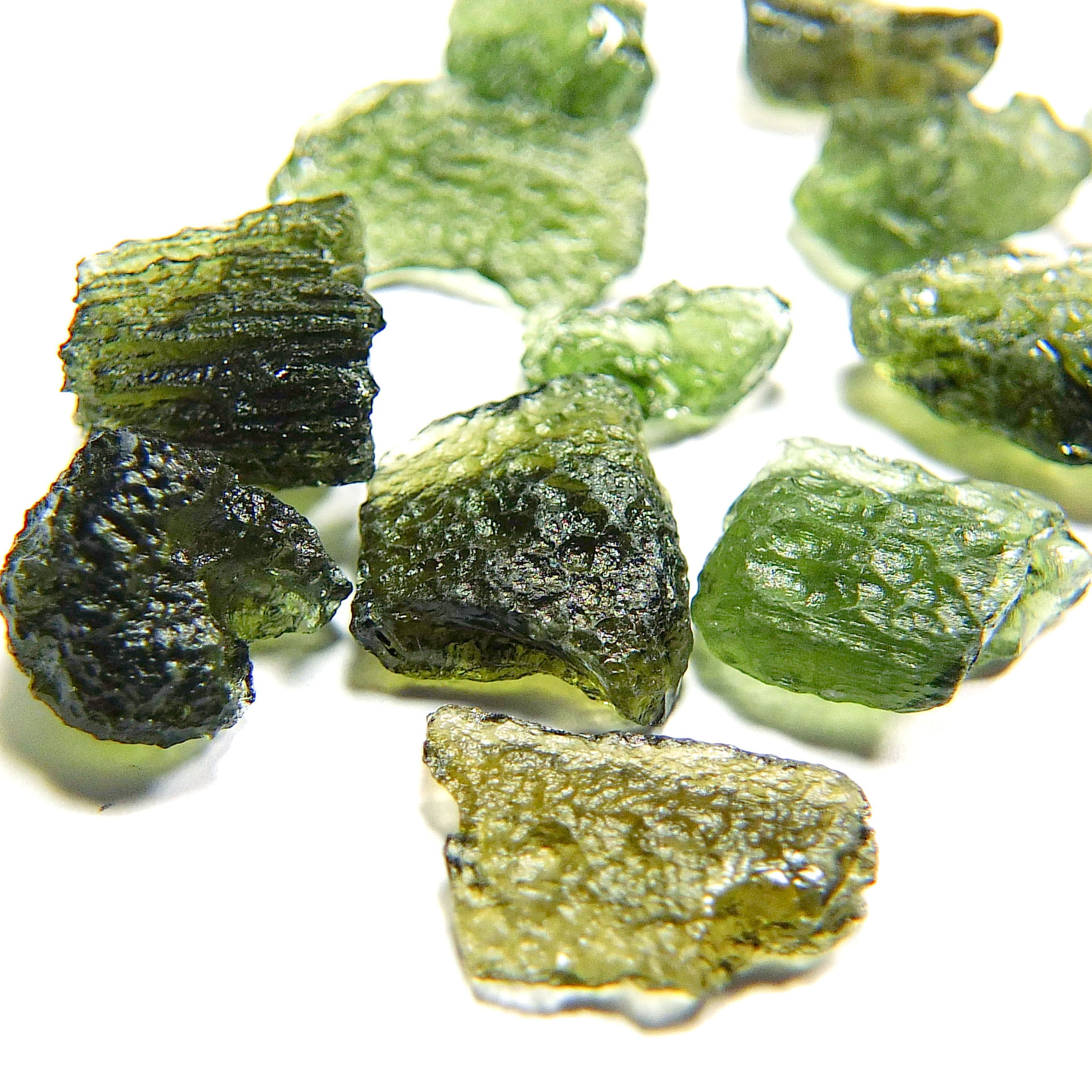 Small Moldavites - wholesale lot - NaturalMoldavites.com