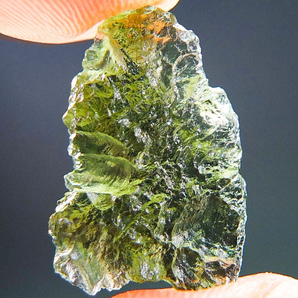 Moldavite with CERTIFICATE - quality A+ - NaturalMoldavites.com